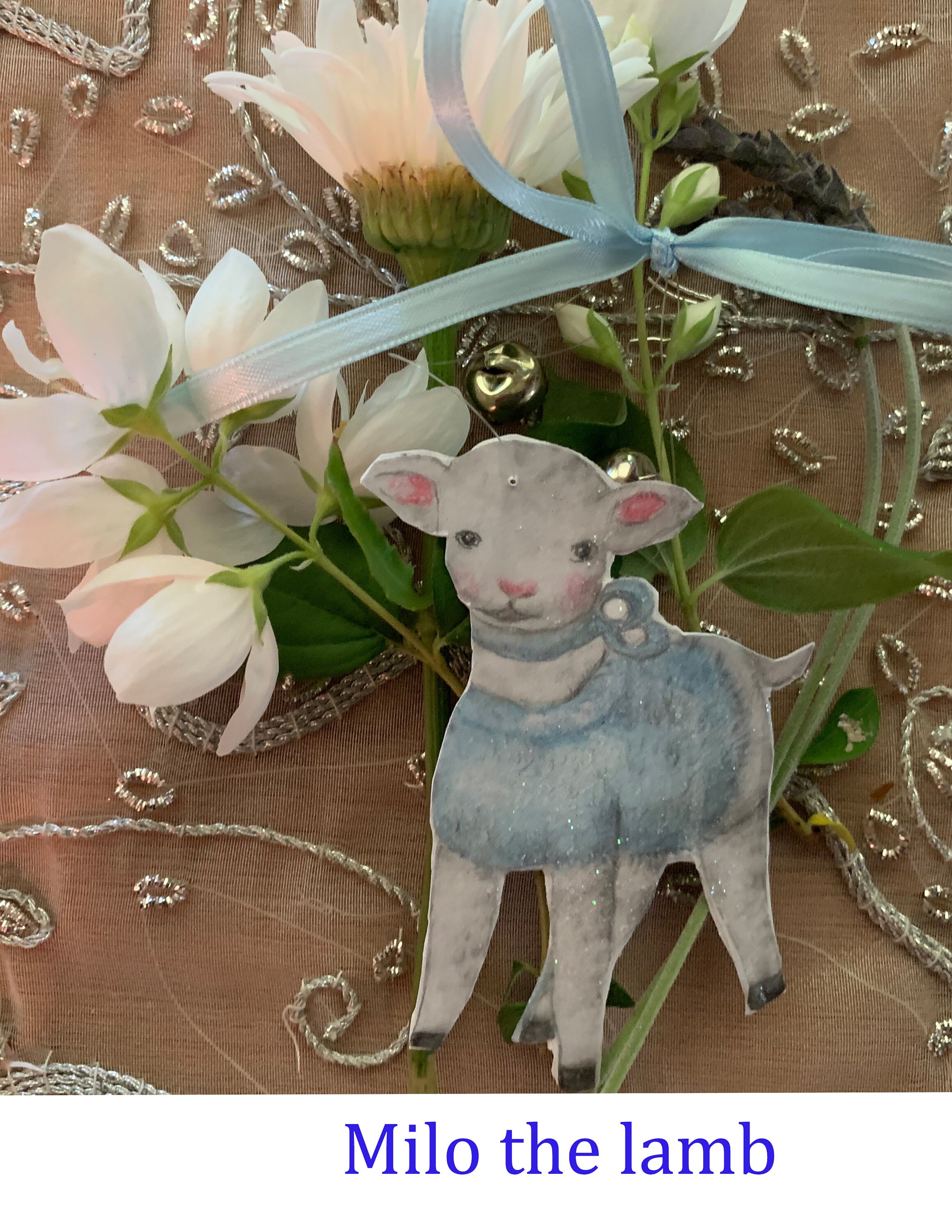 Lamb Ornament Gift Tag - Etsy