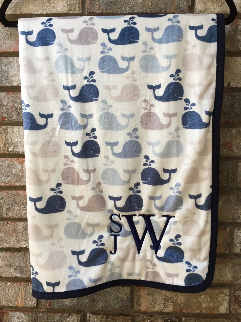 Preppy Little Elephants Monogrammed Sherpa Blanket Christmas - Etsy