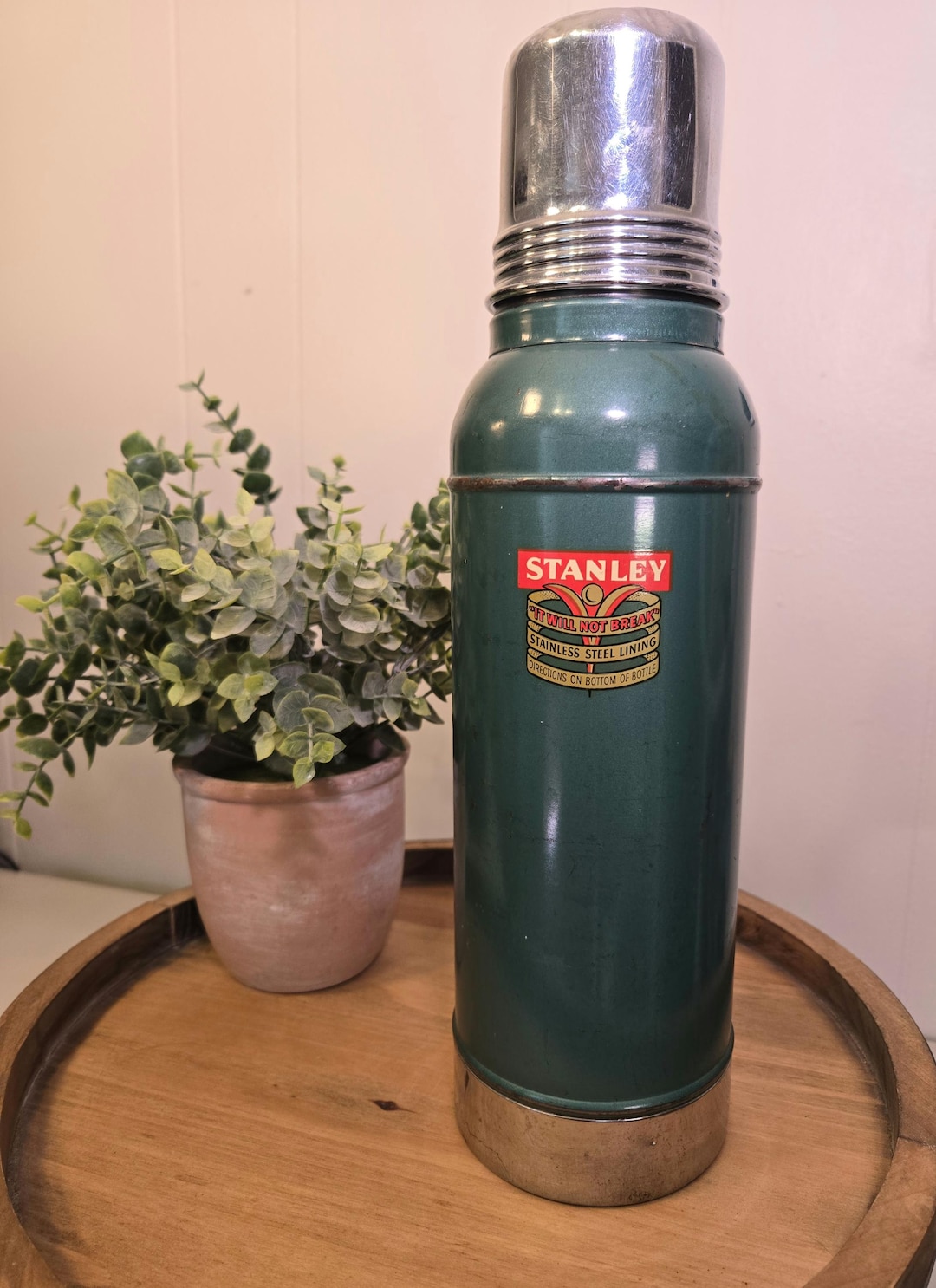 Stanley "super Vac" Thermos WITH ORIGINAL CORK - Etsy