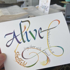 ALIVE With Personalization, Set of Six - Etsy