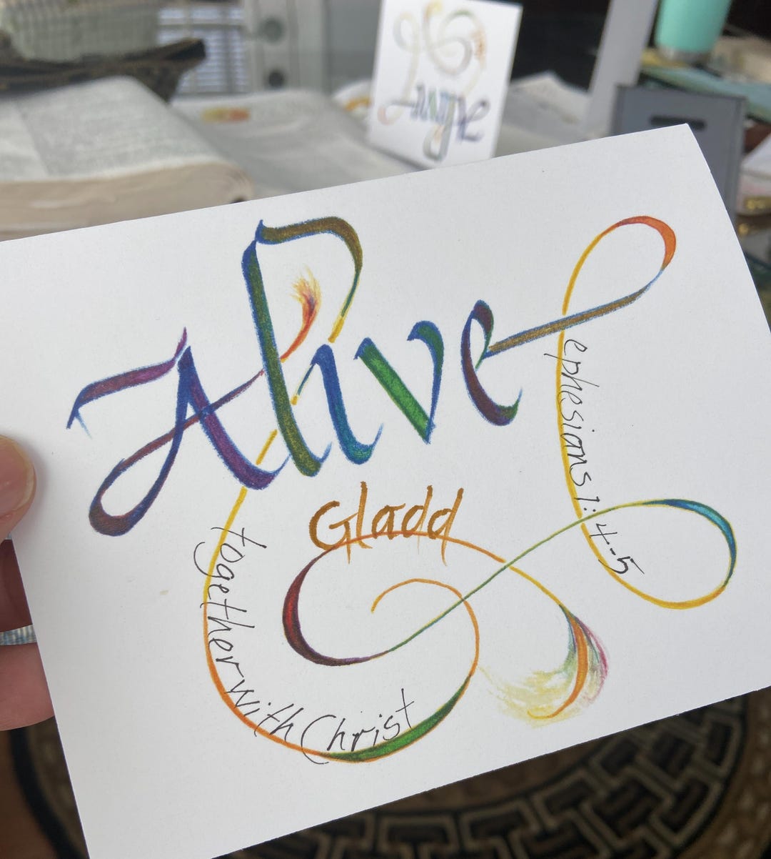ALIVE With Personalization, Set of Six - Etsy