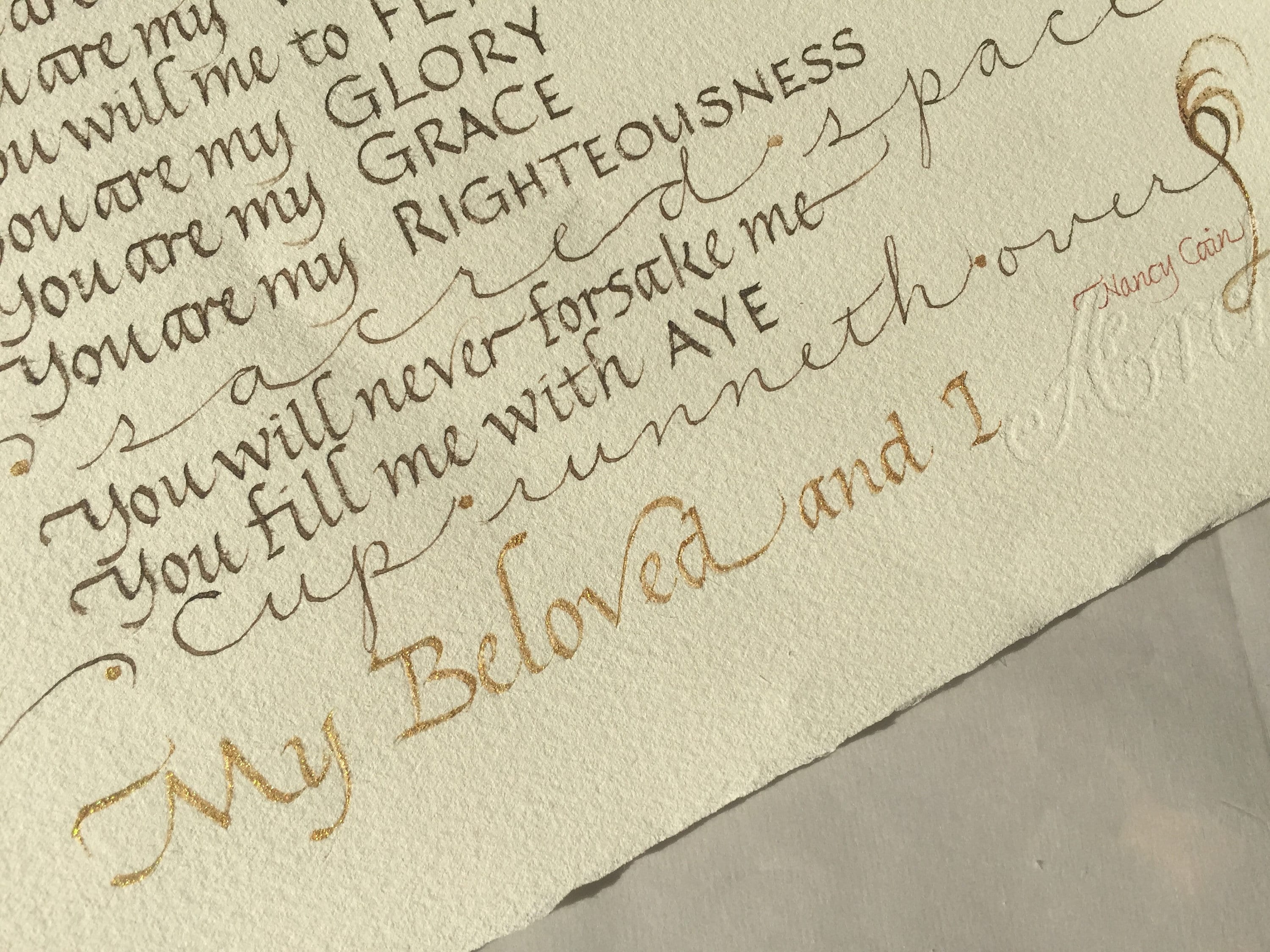 Custom Calligraphy Design - Etsy