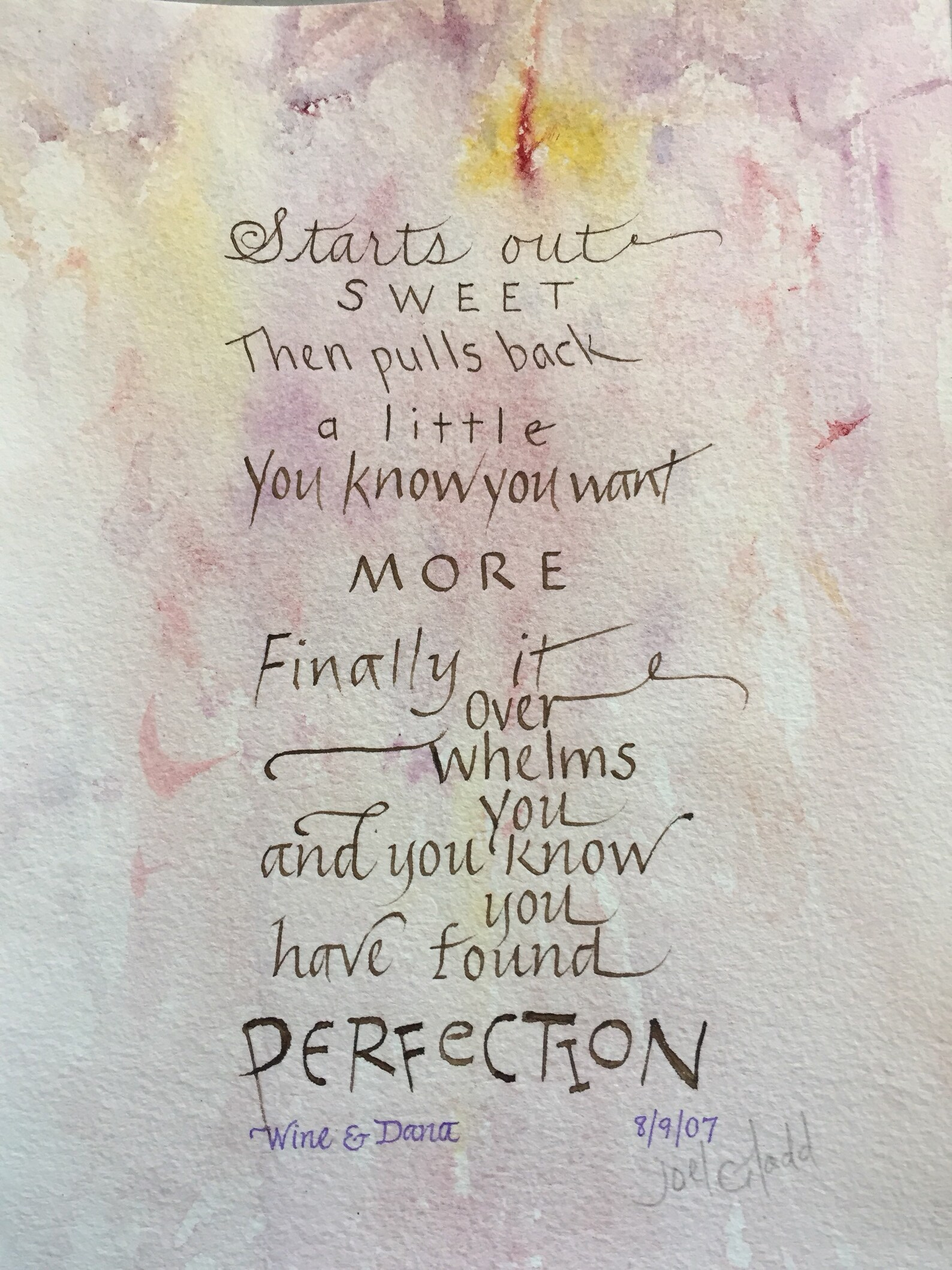 Custom Calligraphy Design - Etsy
