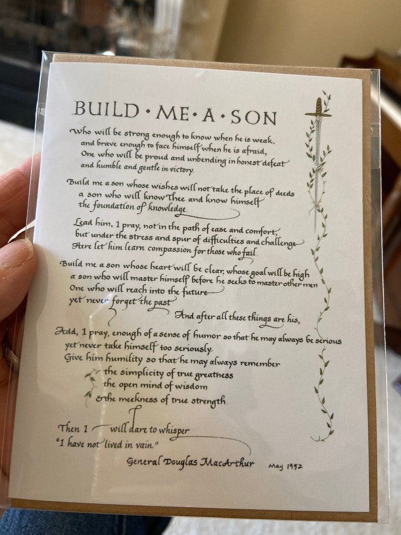 BUILD ME A SON - Etsy