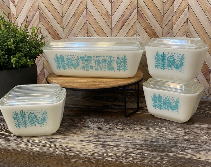 Pyrex Forest Fancies Round Casserole Dish Set - Etsy