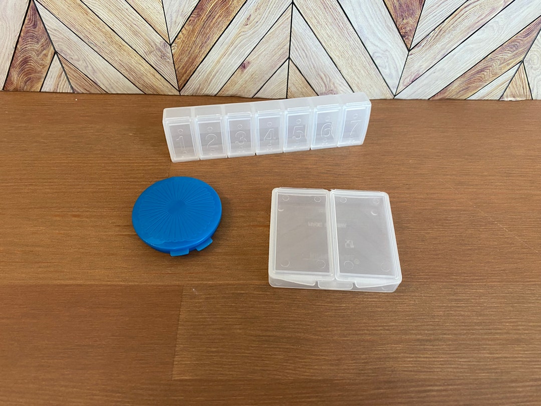 Vintage Tupperware Mini Travel Pill Keepers for Purse or Pocket ...