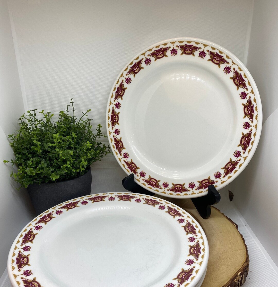 Vintage Wedgewood Bone China Hotelware 10 Inch Dinner Plates- Set of 4 ...