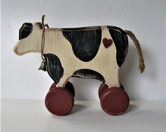 Folk Art Pull Toy | Etsy