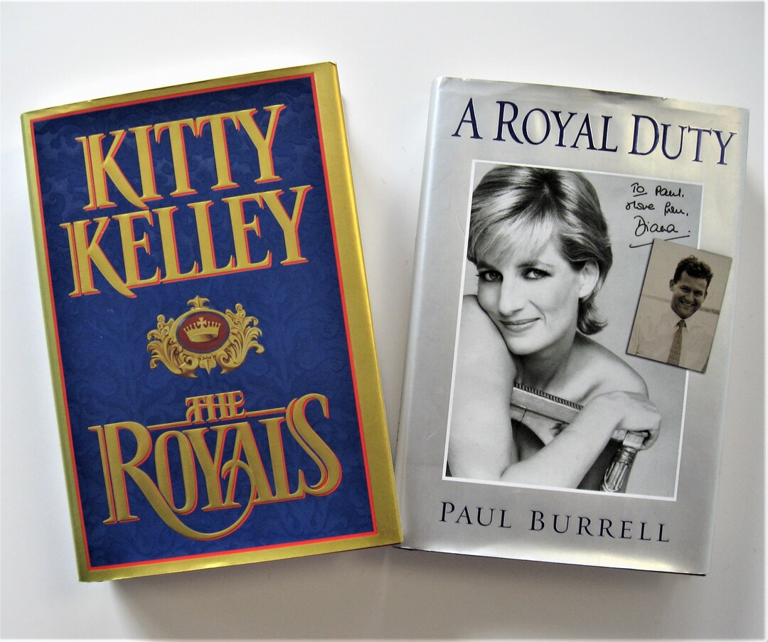 Set of 2 Vintage Princess Dianna Hardback Books, a Royal Duty, the ...