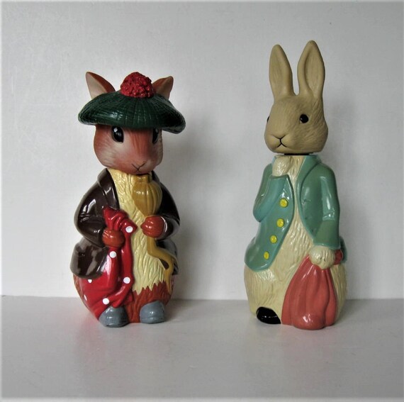 90's Peter Rabbit Shampoo Bottles 8 1/2 Tall | Etsy