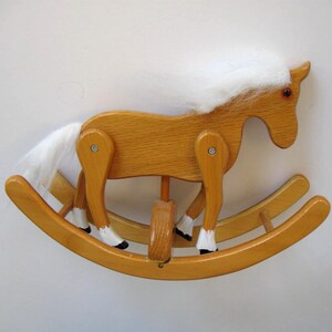Handmade Vintage Wood Rocking Horse Primitive Folk Art - Etsy