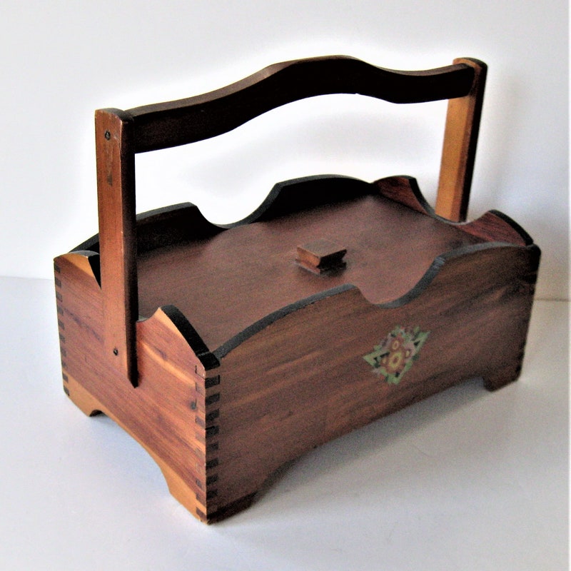 Wood Sewing Box - Etsy
