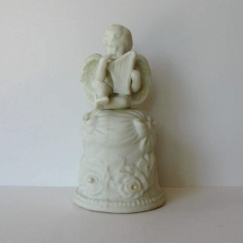 White Ceramic Angels - Etsy