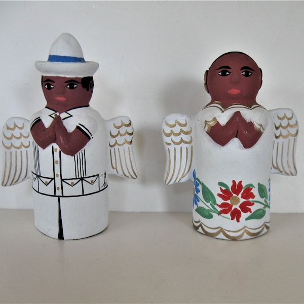 White Ceramic Angels - Etsy