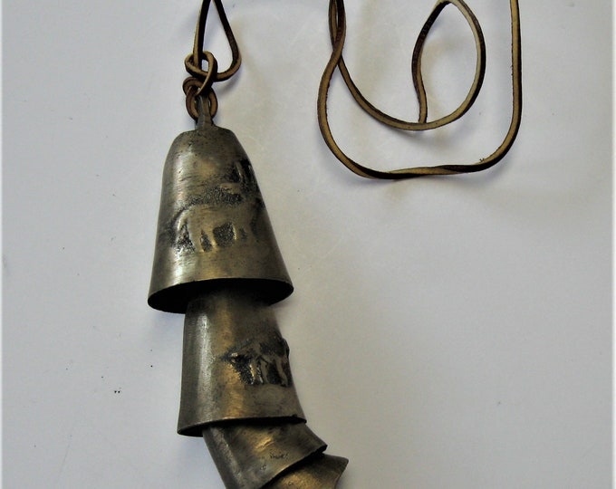 6 Graduated Brass Vintage Bedouin Camel Bells, 8" Brass Temple Bells ...
