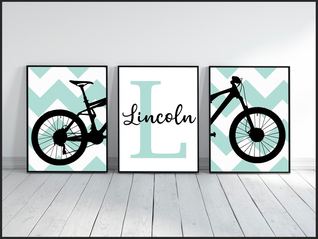 Specialized Mountain Bike Letter - Monogram Name Personalized Nursery ...
