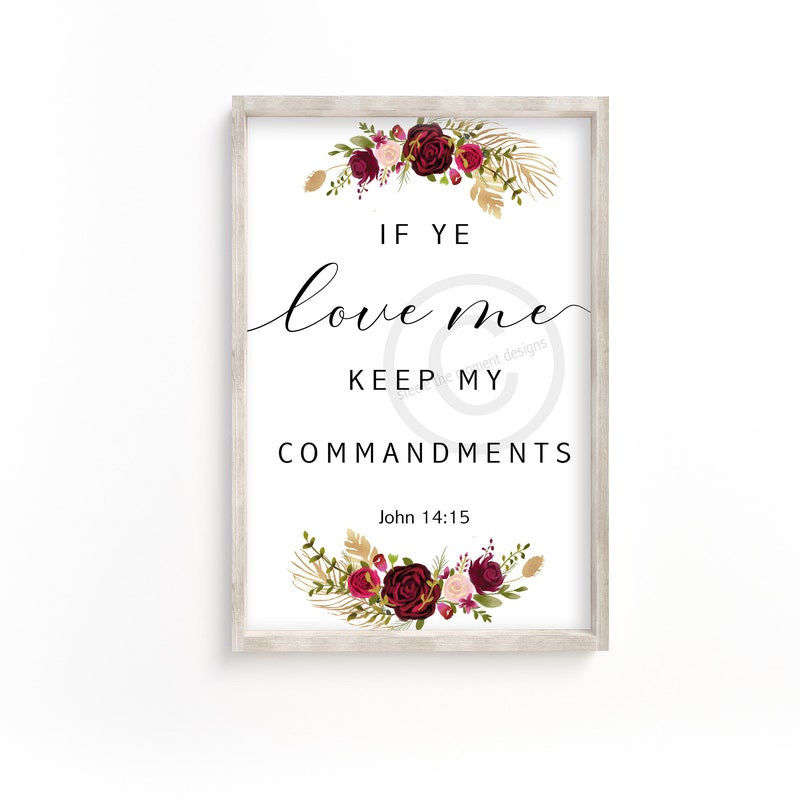 Keep My Commandments - Etsy