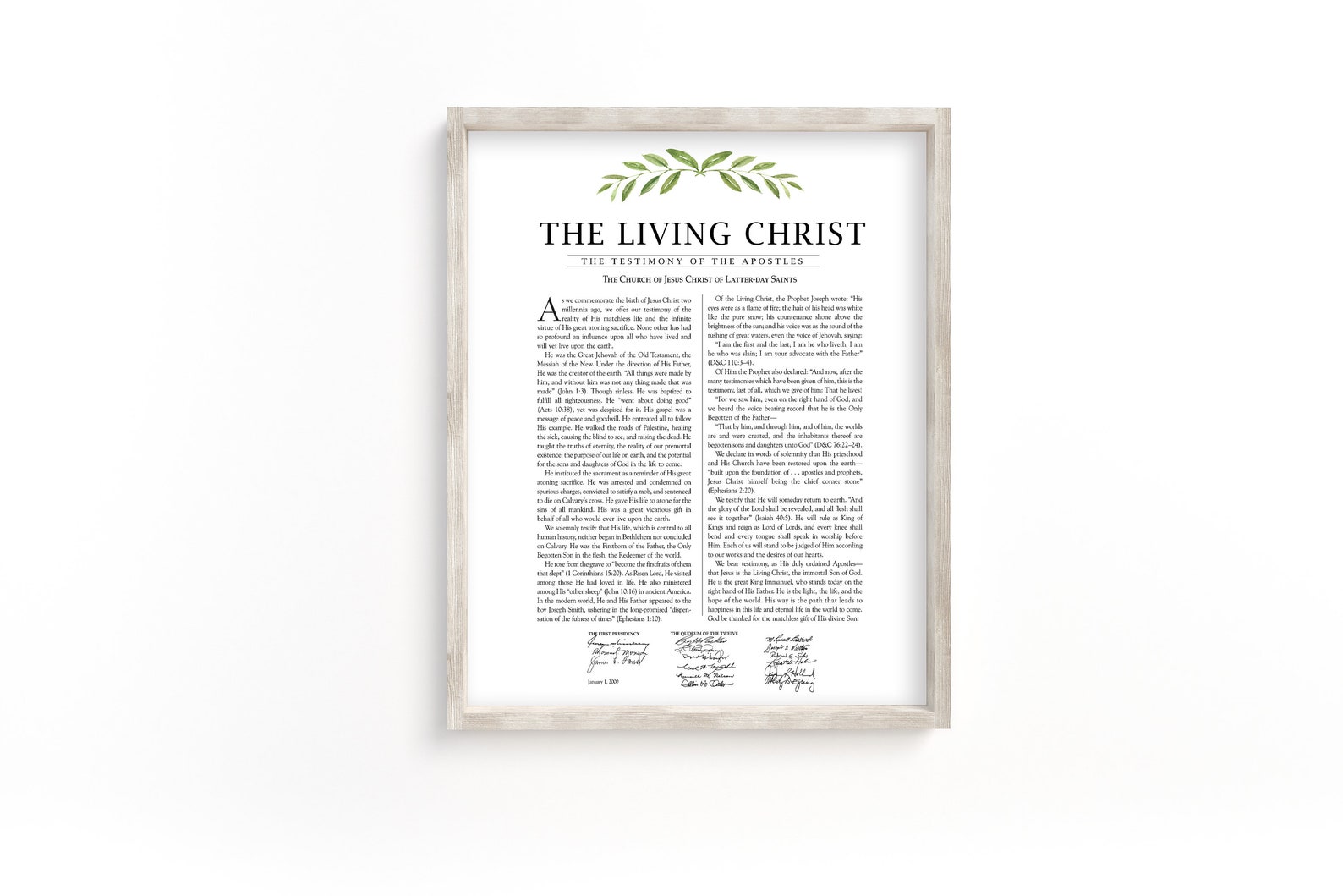 The Living Christ - the Testimony of the Apostles - Wall Art Digital ...