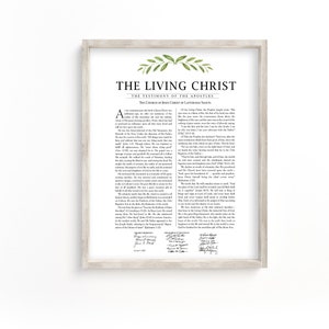 The Living Christ - the Testimony of the Apostles - Wall Art Digital ...