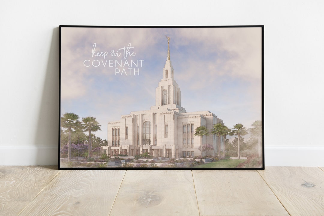 NEW Red Cliffs Utah Temple - Keep on the Covenant Path - Printable Wall ...