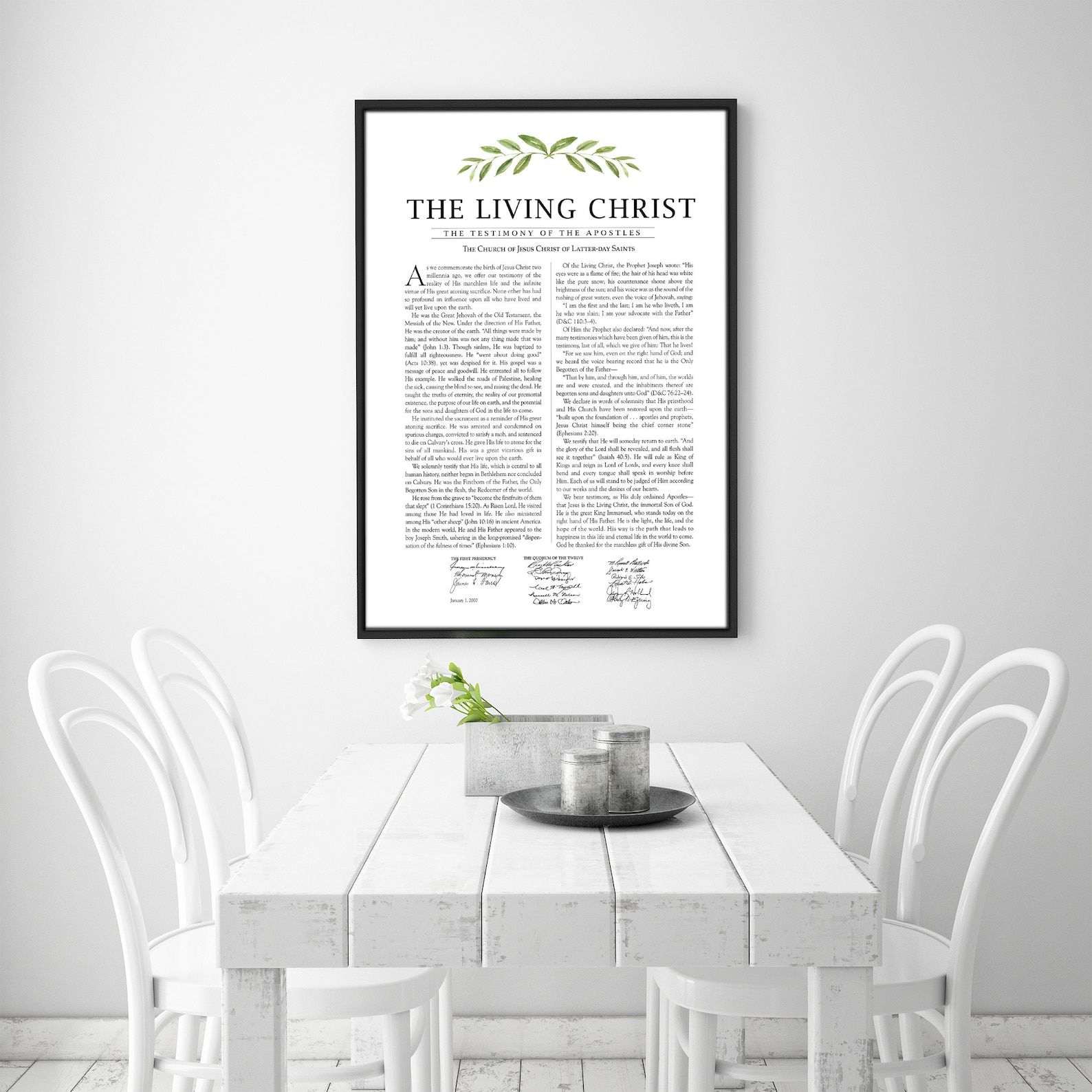 The Living Christ - the Testimony of the Apostles - Wall Art Digital ...