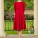Dress tiffany, in Red - Etsy