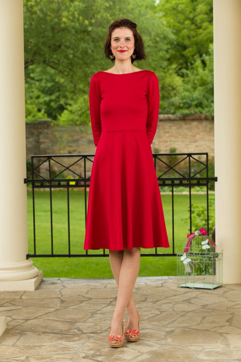 Dress tiffany, in Red - Etsy