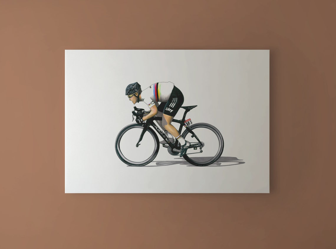 Mark Cavendish Tour De France 2012 CANVAS PRINT | Etsy