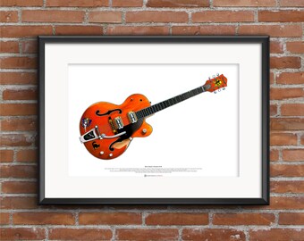 Brian Setzer Poster | Etsy