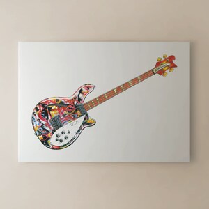 Mani's Rickenbacker 4005 Bass CANVAS PRINT - Etsy