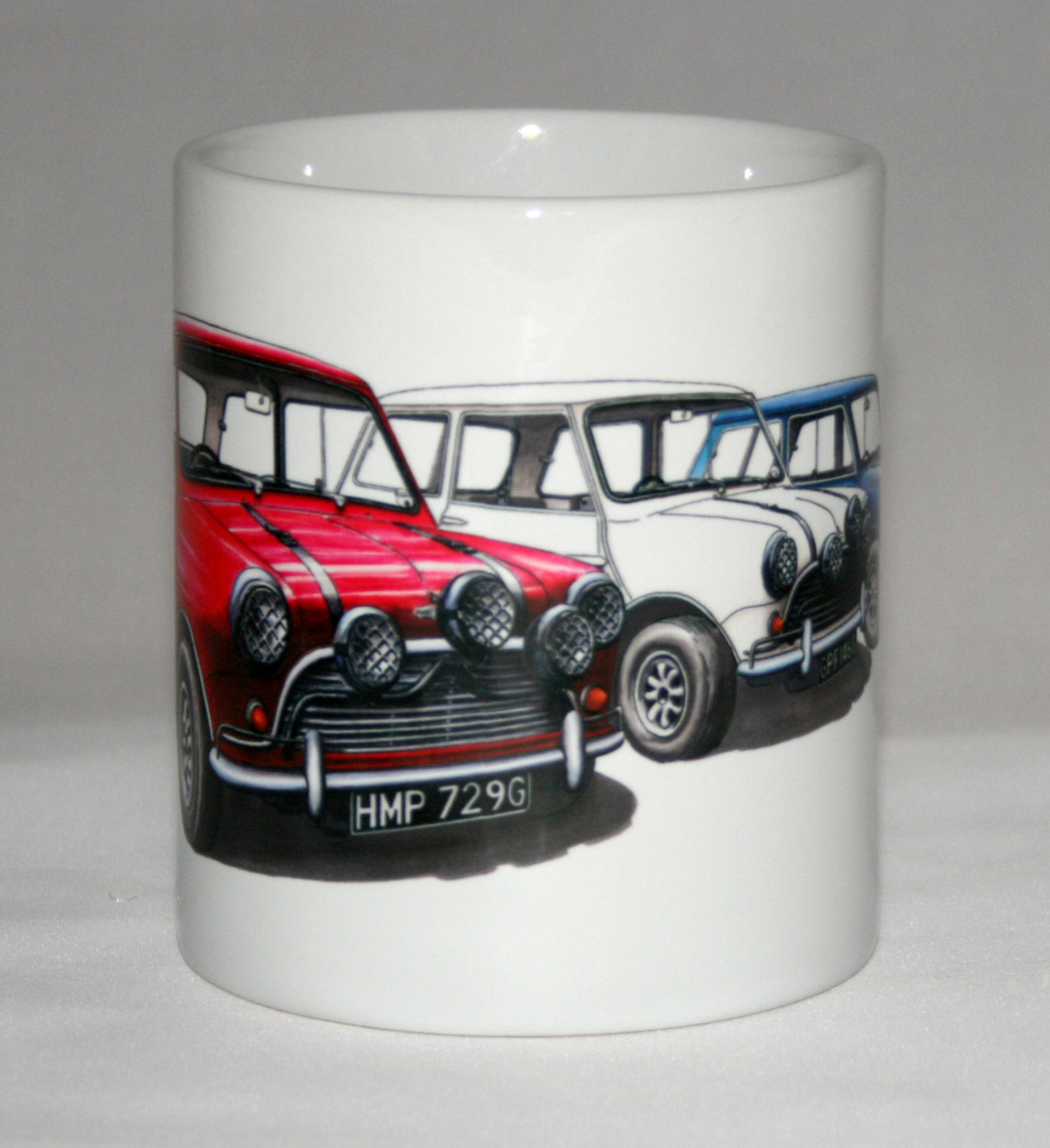 Classic Car Mug. Mk1 Austin Mini Cooper S the Italian Job | Etsy