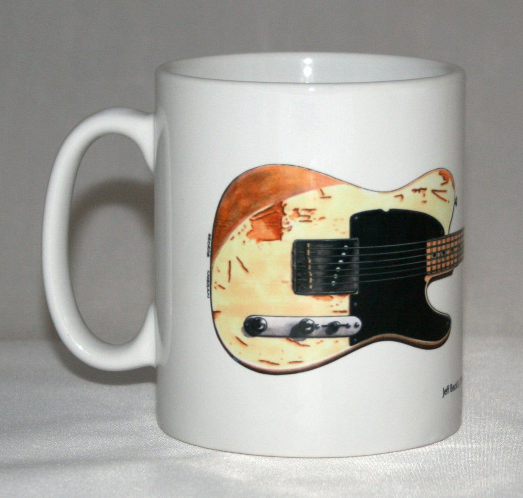 Guitar Mug. Jeff Beck's 1954 Fender Esquire Illustration. - Etsy