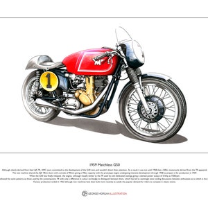 Matchless G50 Limited Edition Fine Art Print A3 Size - Etsy