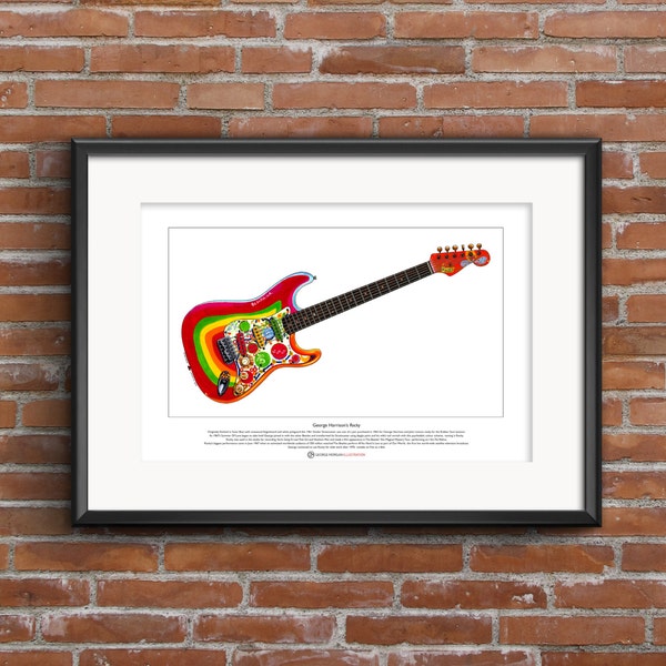 George Harrison Art - Etsy