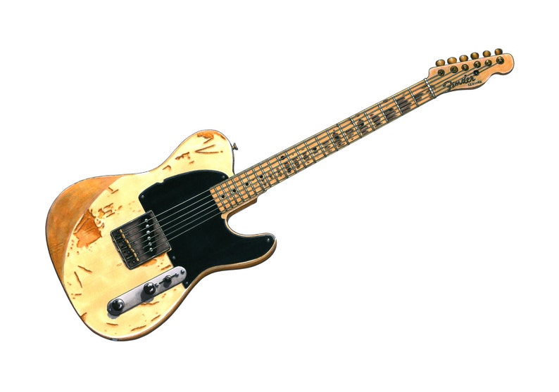 Jeff Beck's 1954 Fender Esquire POSTER PRINT A1 Size - Etsy