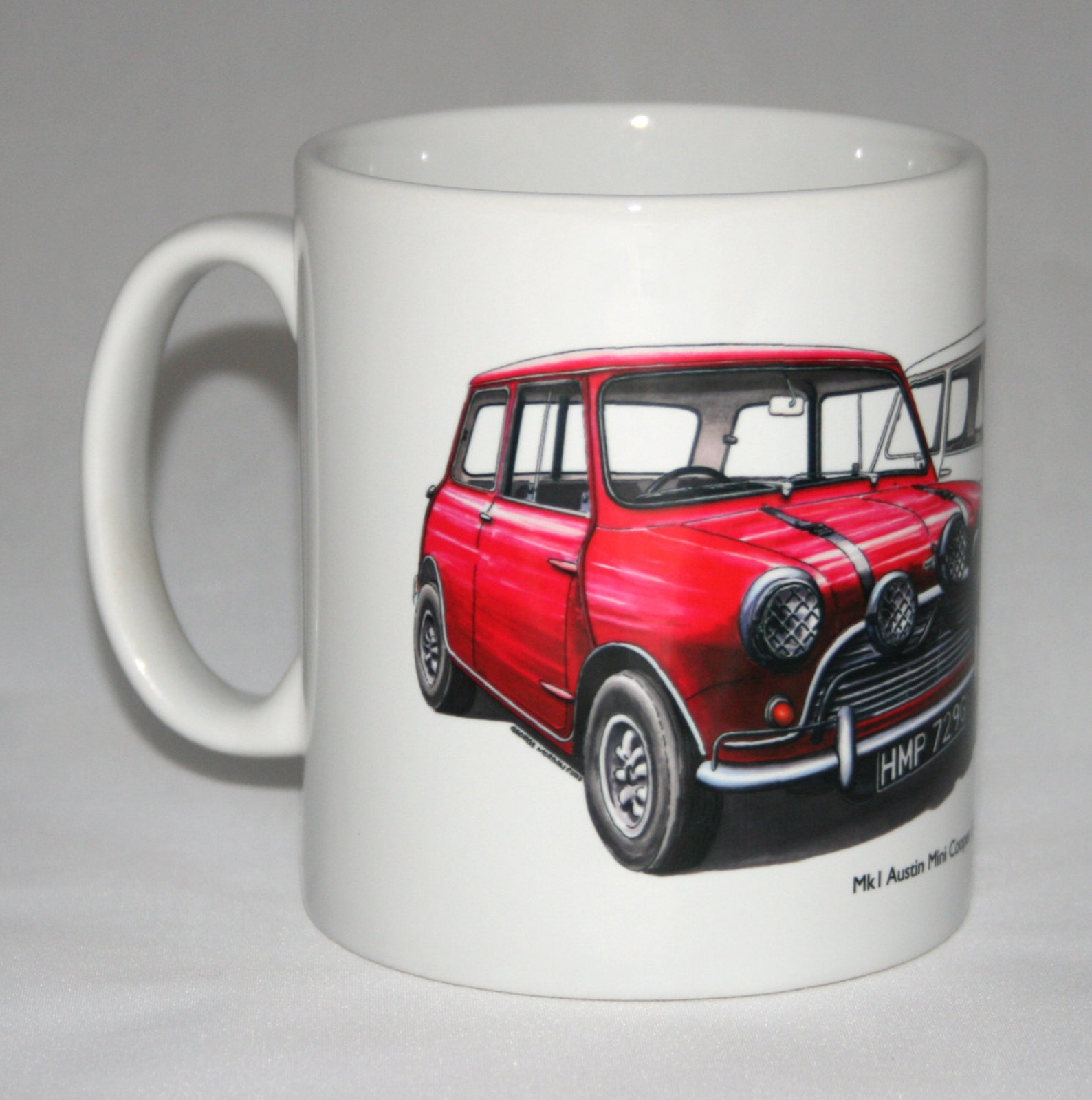 Classic Car Mug. Mk1 Austin Mini Cooper S the Italian Job - Etsy