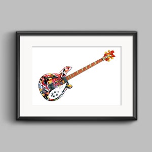 Mani's Rickenbacker 4005 Guitar POSTER PRINT A1 Size - Etsy