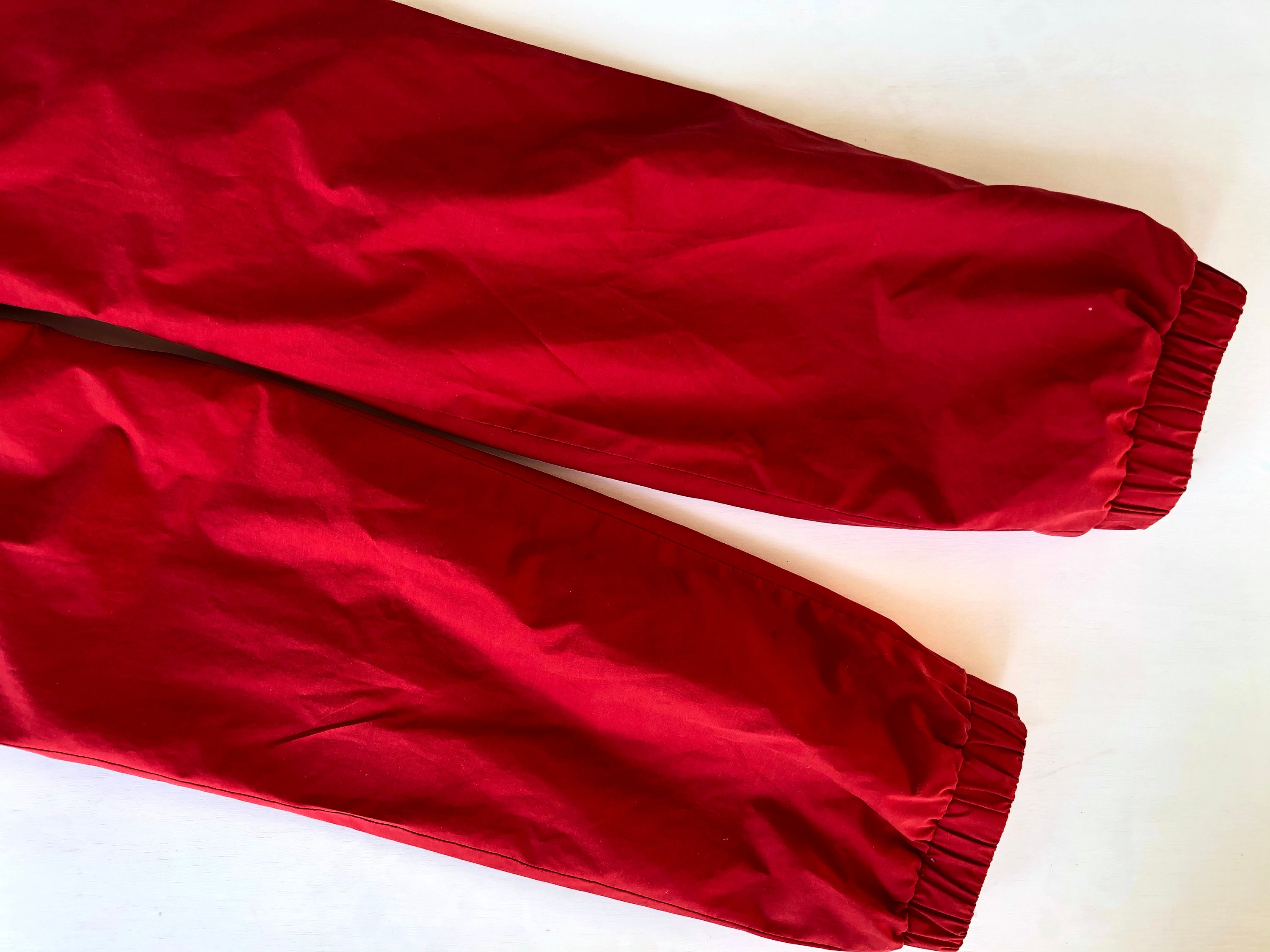 Vintage 80s Red Jumpsuit FERA Red Ski Suit Without Padding Skiing Race ...