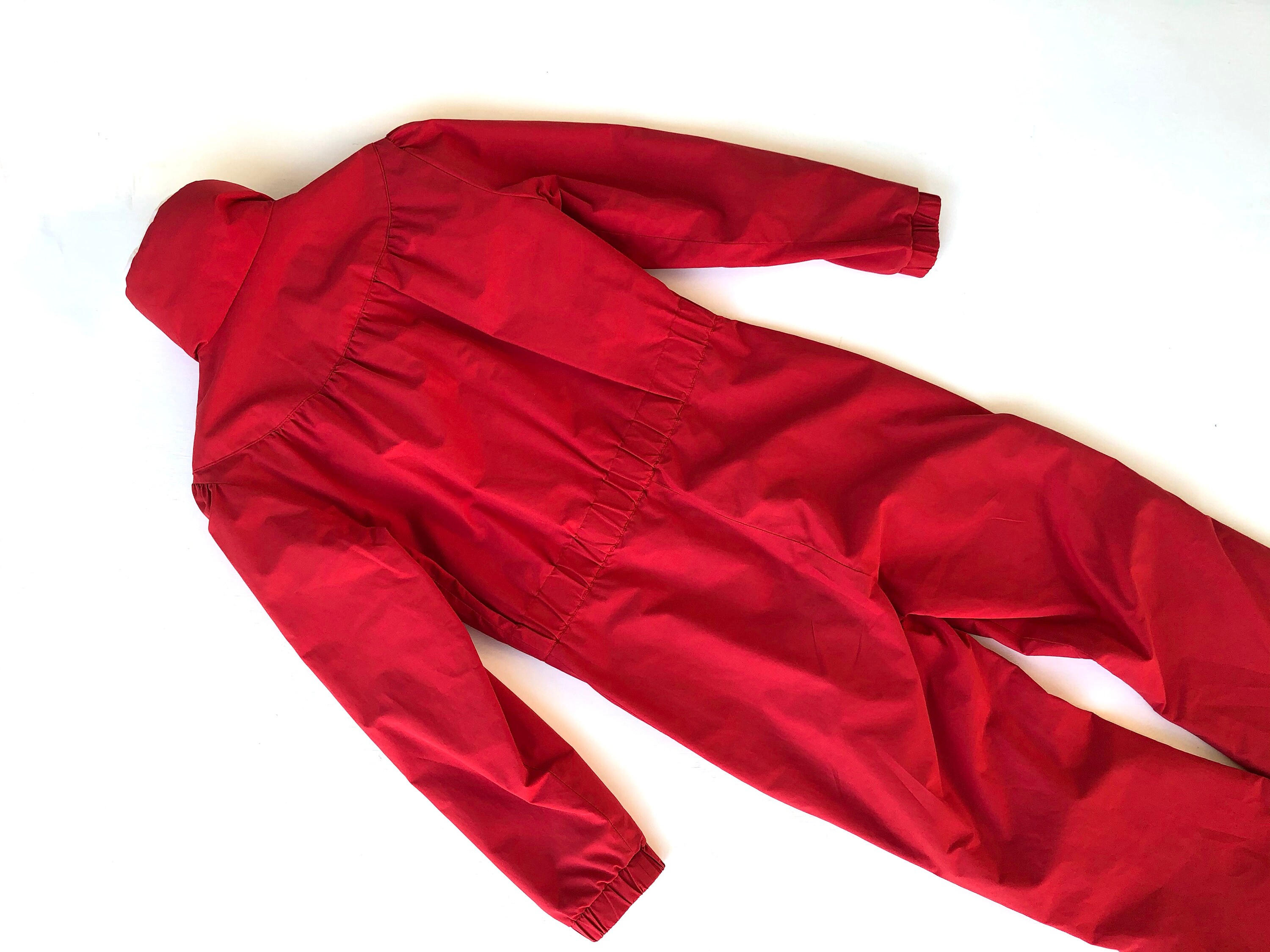 Vintage 80s Red Jumpsuit FERA Red Ski Suit Without Padding Skiing Race ...