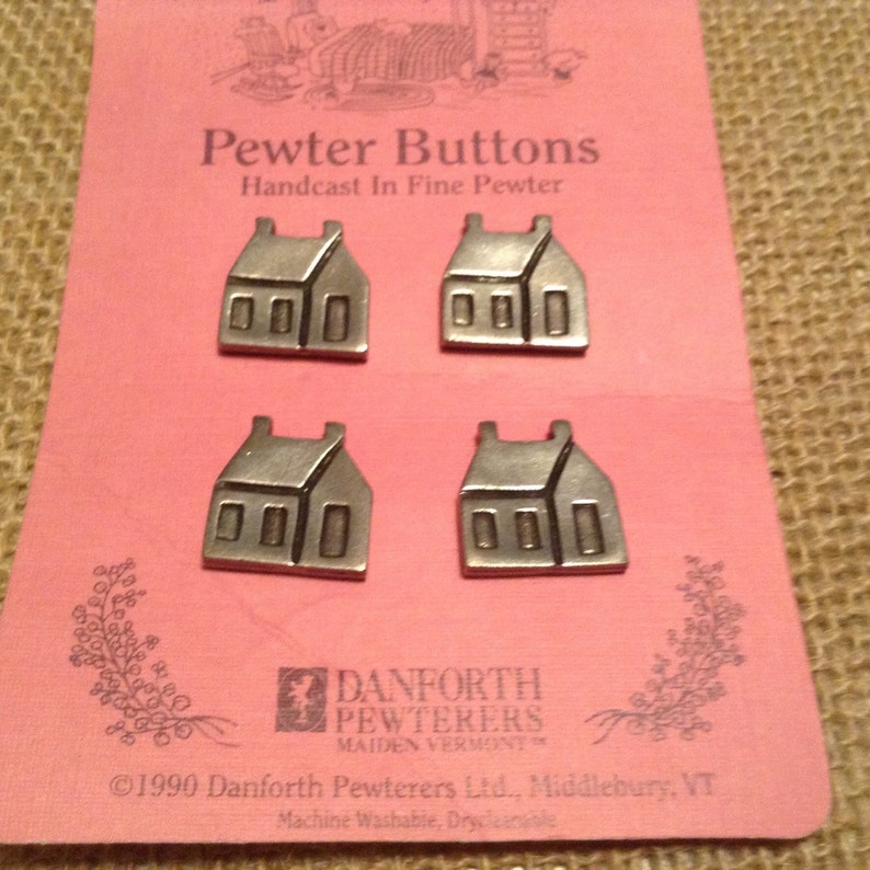 Danforth Pewter House Buttons - Etsy