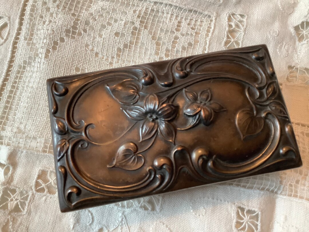 Art Deco Copper Ink Blotter - Etsy