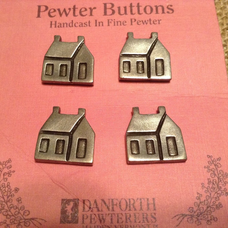 Danforth Pewter House Buttons - Etsy