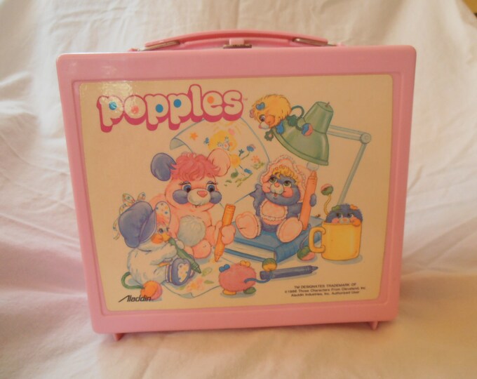 1986 Popples Plastic Lunch Box With Thermos - Etsy