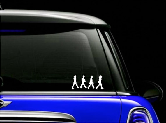 Beatles Abbey Road Silhouette Sticker Decal | Etsy