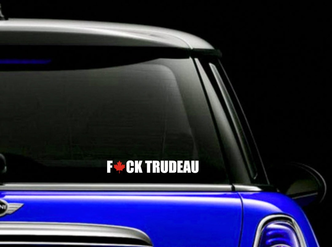FCK Trudeau Canada Truckers Decal - Etsy