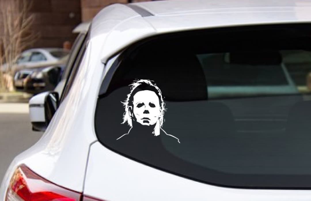 Michael Myers Mask Sticker Halloween - Etsy