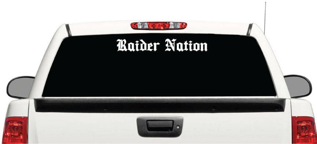 Raider Nation Decal - Etsy