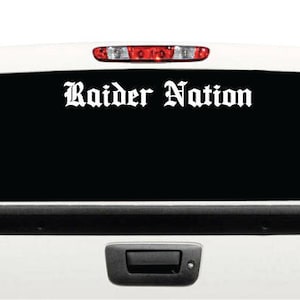 Raider Nation - Etsy