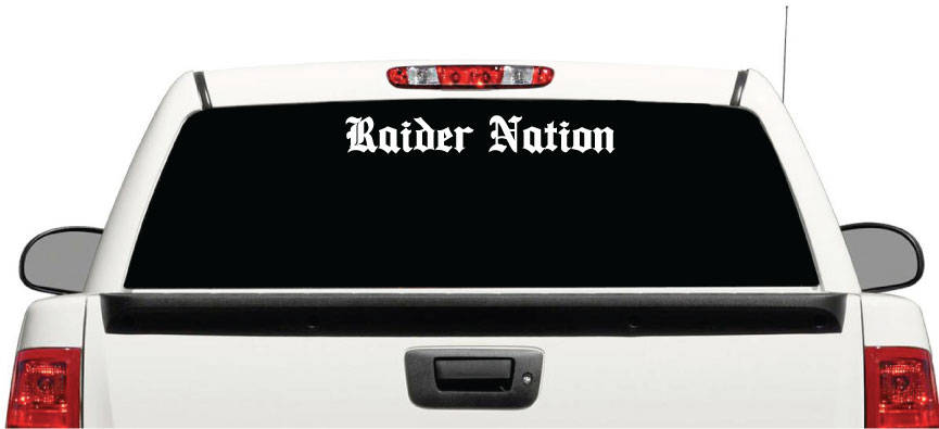 Raider Nation Decal - Etsy