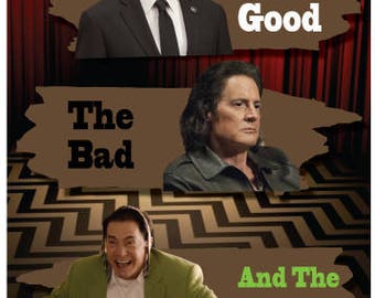 Twin Peaks Cooper Dougie Jones Sticker - Etsy